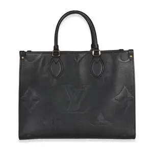 LOUIS VUITTON Giant Monogram Empreinte Onthego Mm - Black