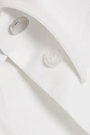 Sportmax Sabato Cutout Cottonpoplin Shirt
