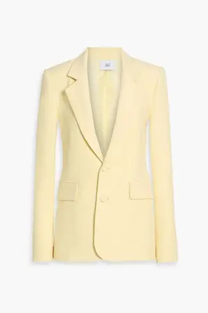 Adam Lippes Wool And Silkblend Blazer - Yellow