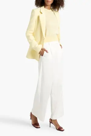 Adam Lippes Wool And Silk-blend Blazer