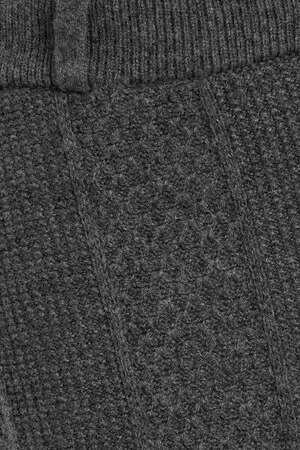 Guest In Residence Cable-knit Wool And Cashmere-blend Wide-leg Pants