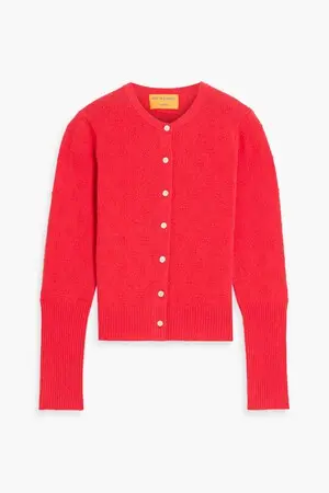Guest In Residence Cashmere Cardigan - Red