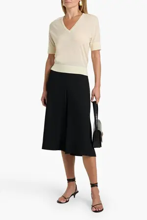ANINE BING Merino Wool And Cashmere-blend Sweater