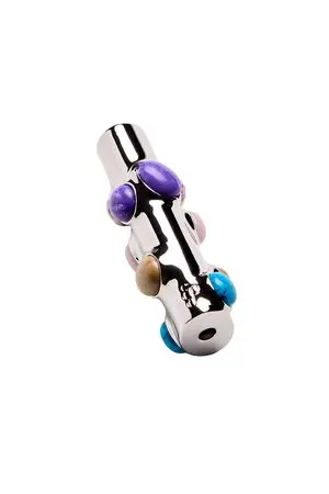Edie Parker Stoned Lighter Case - Lapis