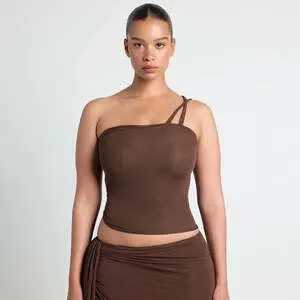 SKIMS Sheer Modal Top | Deep Neutral | | Vettese X