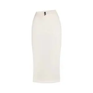 SKIMS Sheer Modal Midi Skirt - Ecru