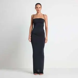 SKIMS Sheer Modal Long Dress