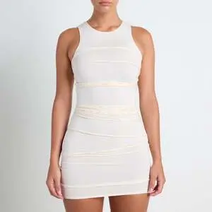 SKIMS Smooth Layers Tank Dress | White | | Vettese X