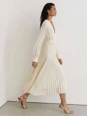 REISS Millie Dress - Cream
