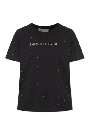 Michael Kors T-shirt With Studs - Black