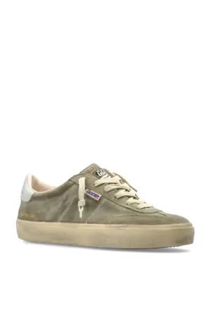 GOLDEN GOOSE Soul Star Suede Sneakers - Green