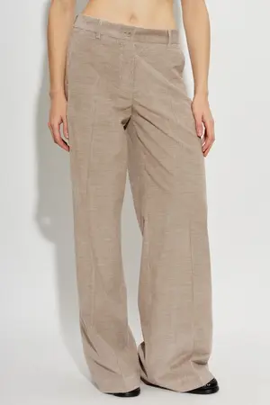 Paul & Shark Corduroy Wide-leg Trousers