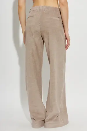 Paul & Shark Corduroy Wide-leg Trousers