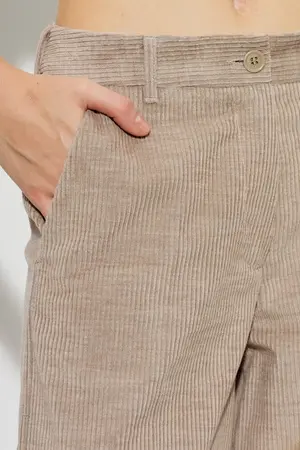 Paul & Shark Corduroy Wide-leg Trousers
