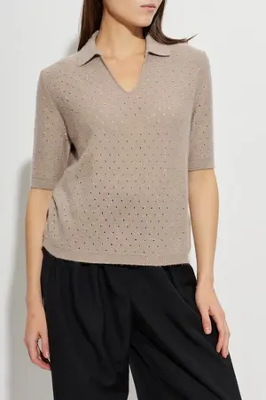 Fabiana Filippi Polo With Shimmering Sequins