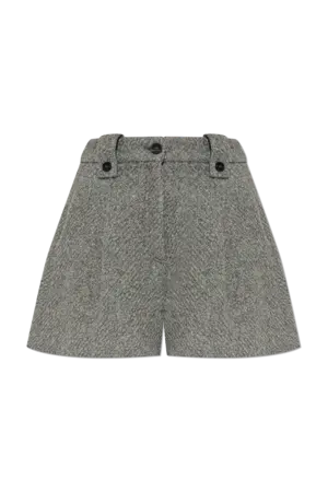 GOLDEN GOOSE Wool Shorts - Grey