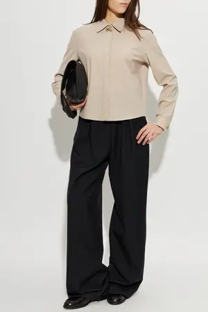 Fabiana Filippi Textured Shirt With Gold Appliqu