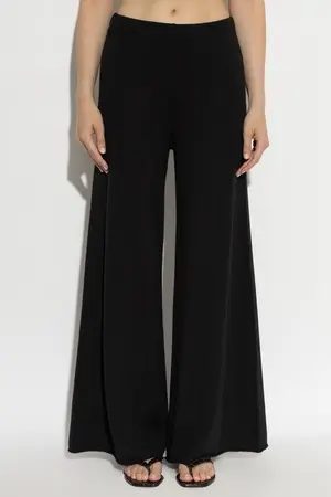 LISA YANG Ainsley" Wide Leg Cashmere Trousers