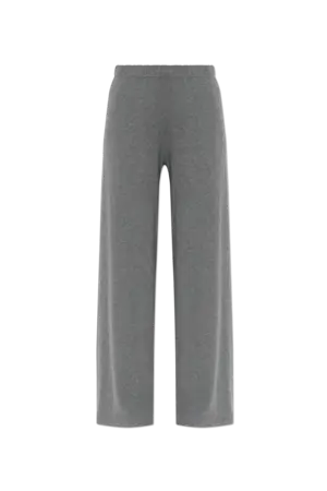 LISA YANG Aina' Cotton-cashmere Blend Palazzo Trousers