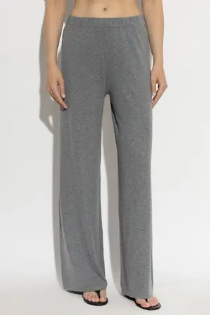 LISA YANG Aina' Cotton-cashmere Blend Palazzo Trousers