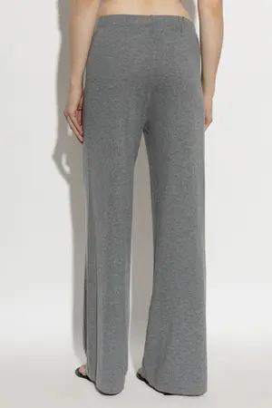 LISA YANG Aina' Cotton-cashmere Blend Palazzo Trousers