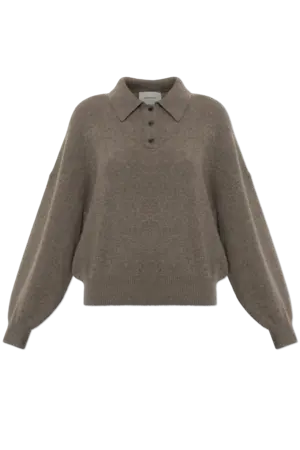 LISA YANG Etta’ Cashmere Polo - Brown