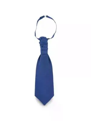 Corneliani Gathered-detail Neck Tie - Blue
