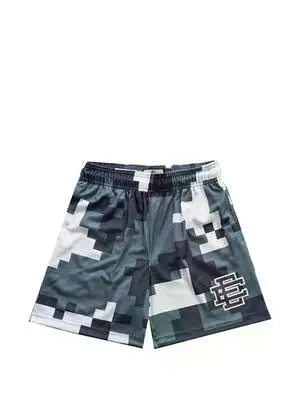ERIC EMANUEL Camouflage Mesh Shorts - Grey