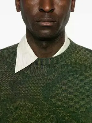 Etro Intarsia-knit Crew-neck Sweater