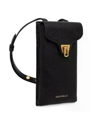 COCCINELLE Grainy Leather Phone Case