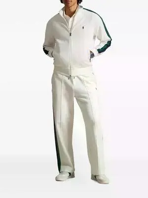 Polo Ralph Lauren Logo-embroidered Side-stripe Jacket - White