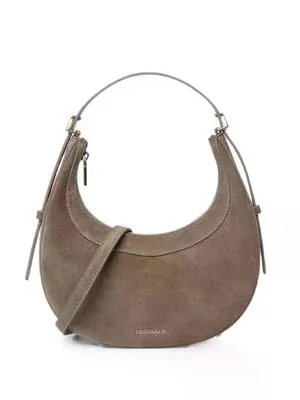COCCINELLE Mini Whisper Suede Crescent Tote Bag