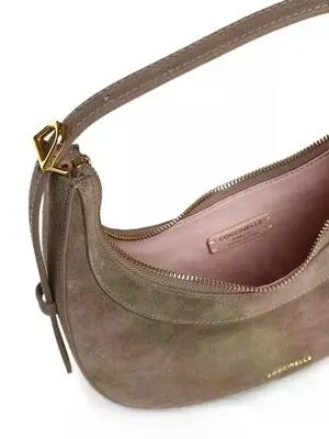 COCCINELLE Mini Whisper Suede Crescent Tote Bag