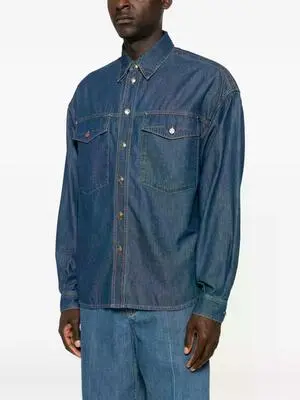 Versace Logo-embroidered Shirt