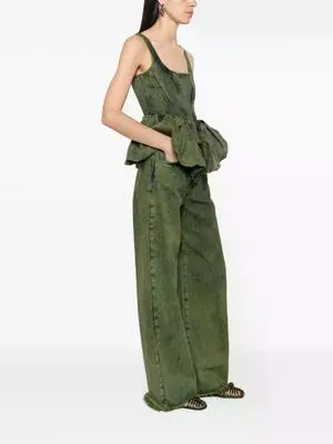 MARQUES' ALMEIDA Peplum Corset Top