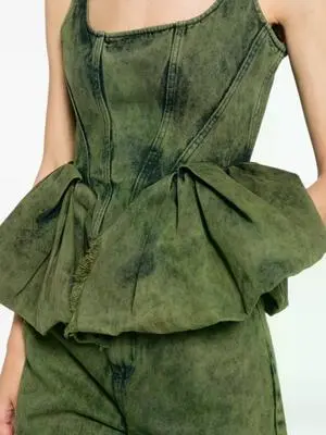 MARQUES' ALMEIDA Peplum Corset Top