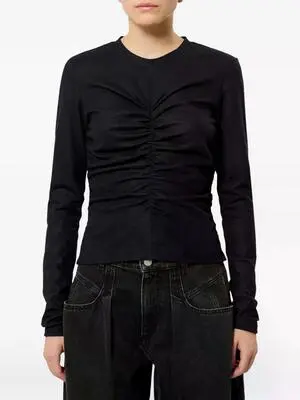 MARANT ETOILE Ruched Jersey Top