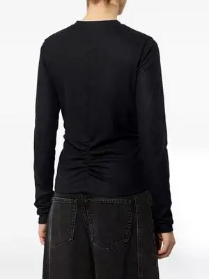 MARANT ETOILE Ruched Jersey Top