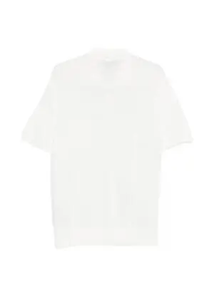 Emporio Armani Button-up Chest-pocket Polo Shirt - White