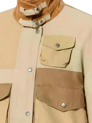 MARANT ETOILE Patchwork Corduroy-collar Jacket