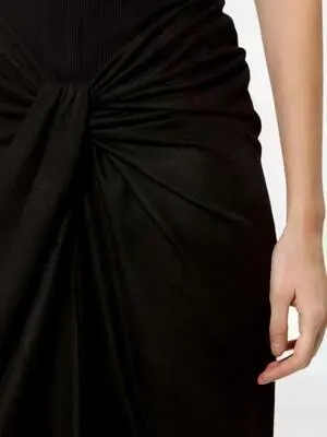 MARANT ETOILE Draped Knot Midi Skirt