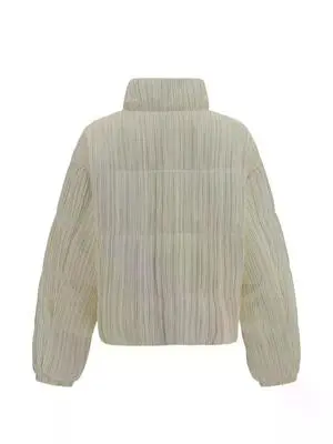 GONGDID DESIGN Reversible Polka-dot Puffer Jacket - Neutrals