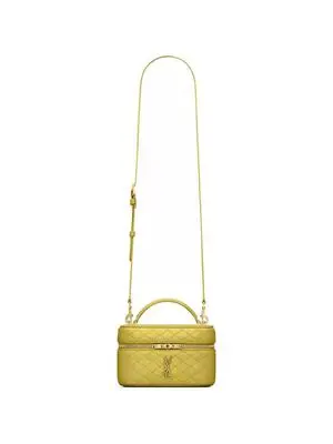 Saint Laurent Mini Gaby Quilted Logo-detail Tote Bag