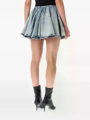 HAIKURE Ziggy Acid-wash Mini Skirt