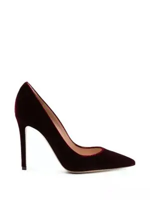 GIANVITO ROSSI Gianvito Rossi Velvet Pumps Red