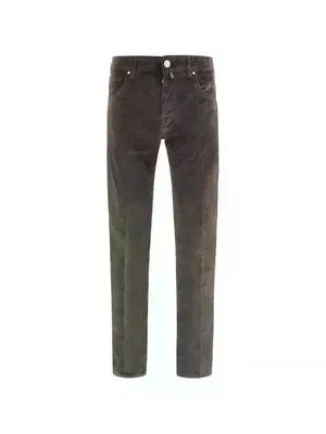 Jacob Cohen Scott Slim-fit Trousers - Brown