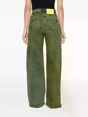 MARQUES' ALMEIDA Khaki-wash Frayed Jeans