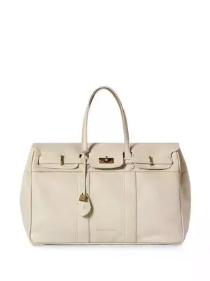 Brunello Cucinelli Deerskin Explorer Travel Bag - Neutrals