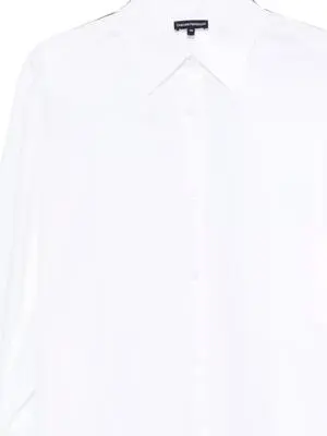 Emporio Armani Button-up Curved-hem Shirt