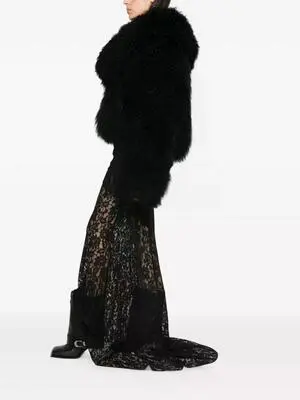 Attico Shearling Textured Jacket